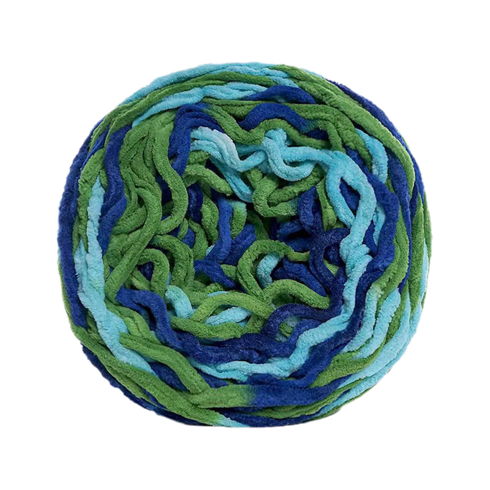 Plush Chenille Chunky Yarn for Crocheting 87 Yards - Bulky Thick Fluffy ...