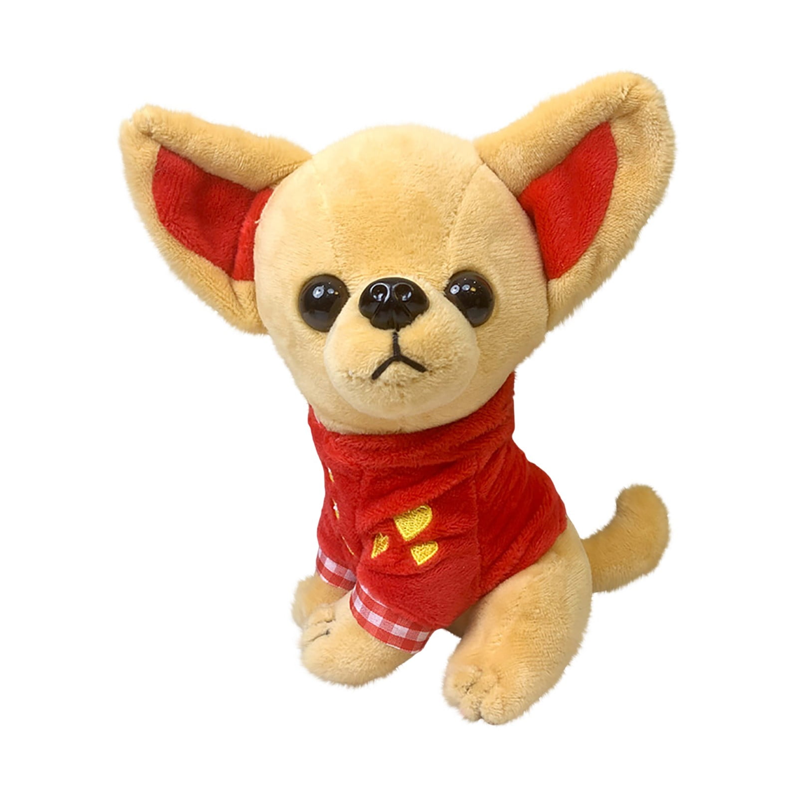 Plush Chihuahua Toy with Blue Outfit Soft Stuffed Animal for Kids and ...
