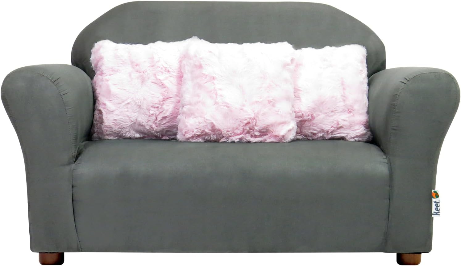 Plush Childrens Sofa with Accent Pillows, Sofa for Kids Room, Kids Sofa ...