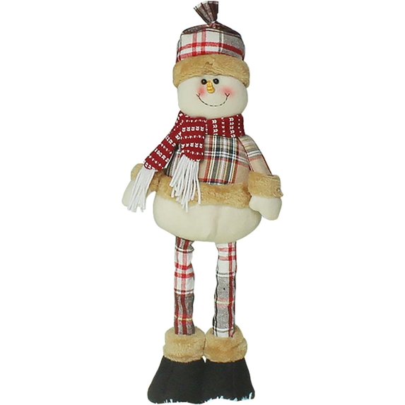 Plush Christmas Figurines Dolls Christmas Extendable Long Leg Sitting ...