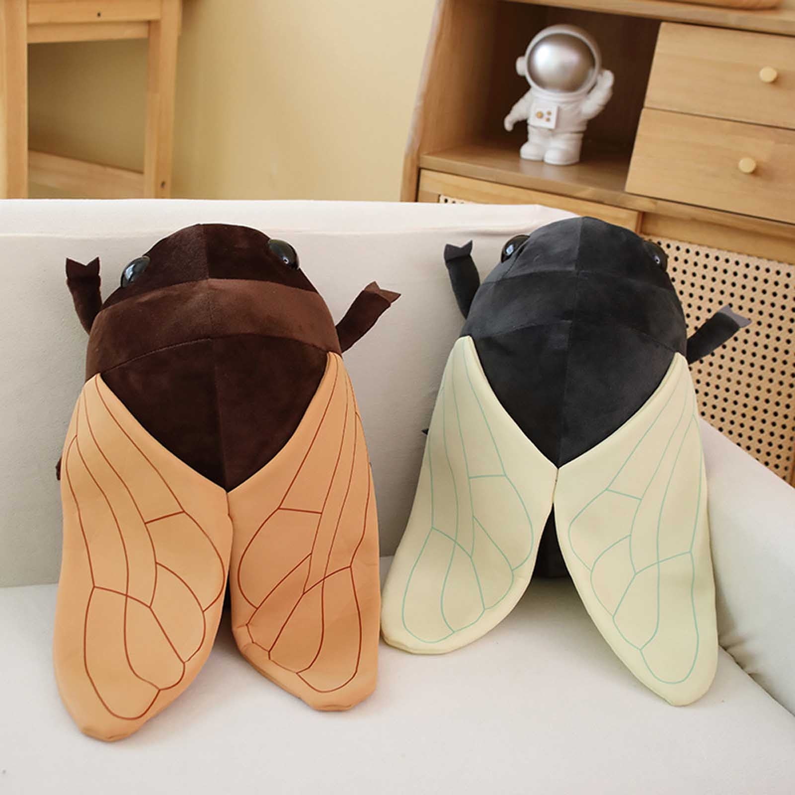 Plush Cicada Pillow, Summer Decorative Pillow - Simulated Doll Plush ...