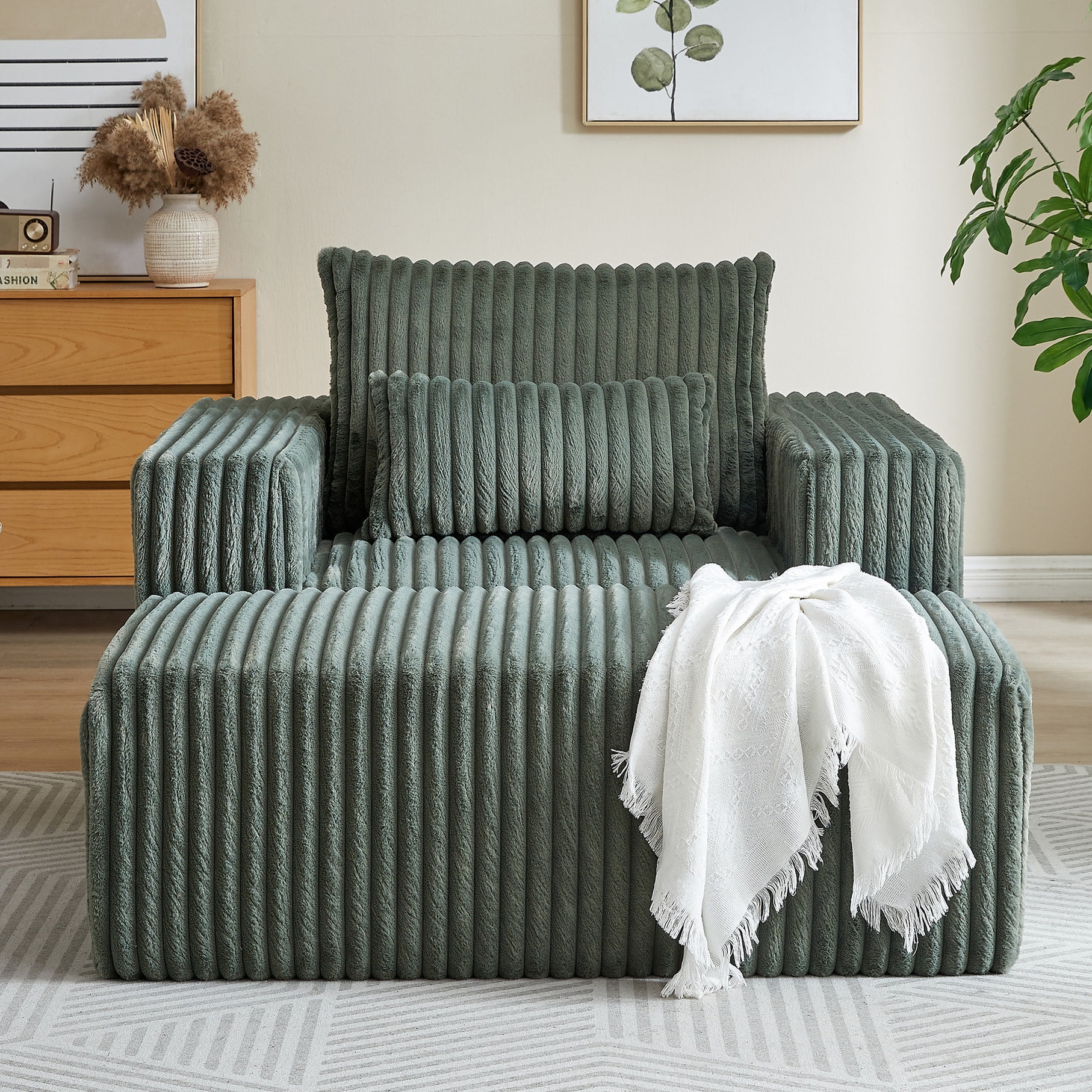 Plush Corduroy + Removable Feature”-“Changing Seating Forms + Adaptable ...