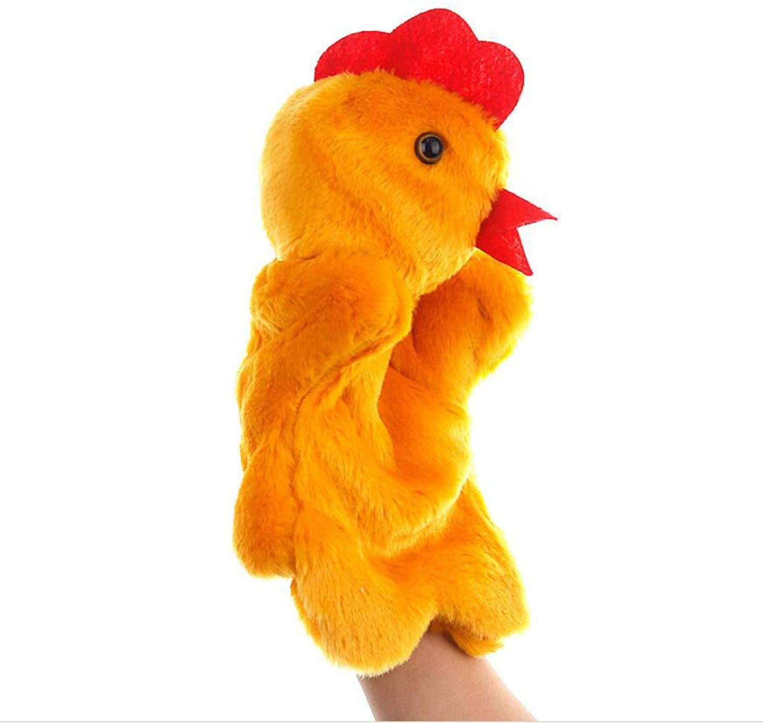 Plush Cow Bull Hand Puppets Stuffed Animals Toys for Imaginative ...