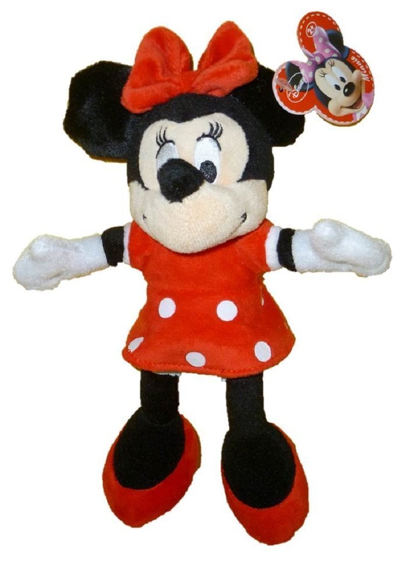 Plush - Disney - Minnie Mouse Red Outfit 9" Soft Doll Toys New 100390 ...