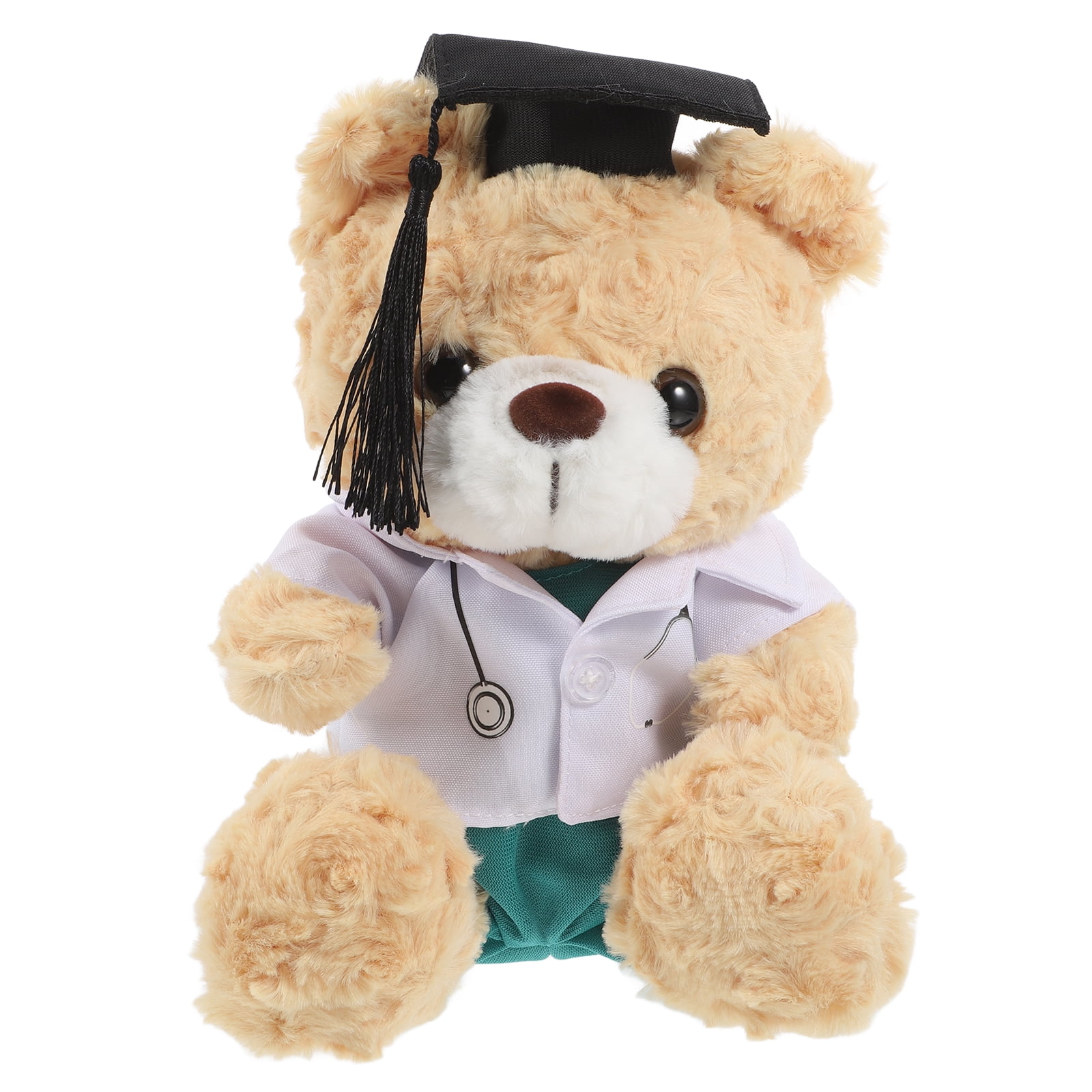 Plush Doctor Bear Stuffed Animal Bear In Doctor Uniform Medical Present ...