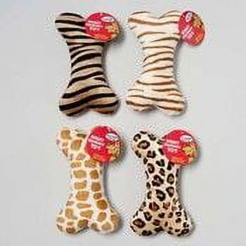 Plush Dog Bone Toy with Squeaker Case Of 44 - Walmart.com