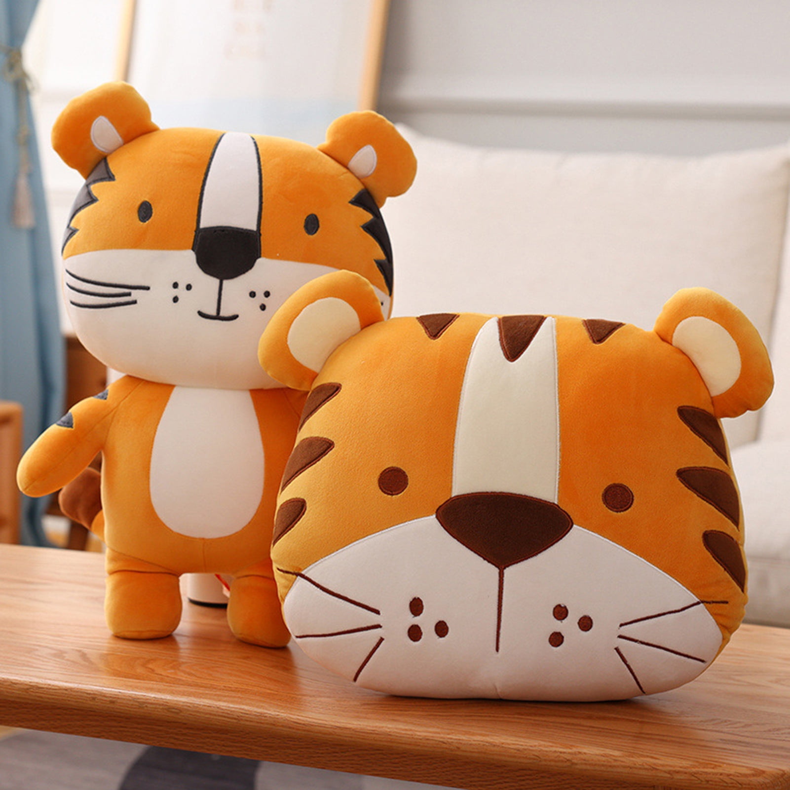 Plush Doll Adorable Decorative Fluffy Tiger Stuffed Animal Toy ...