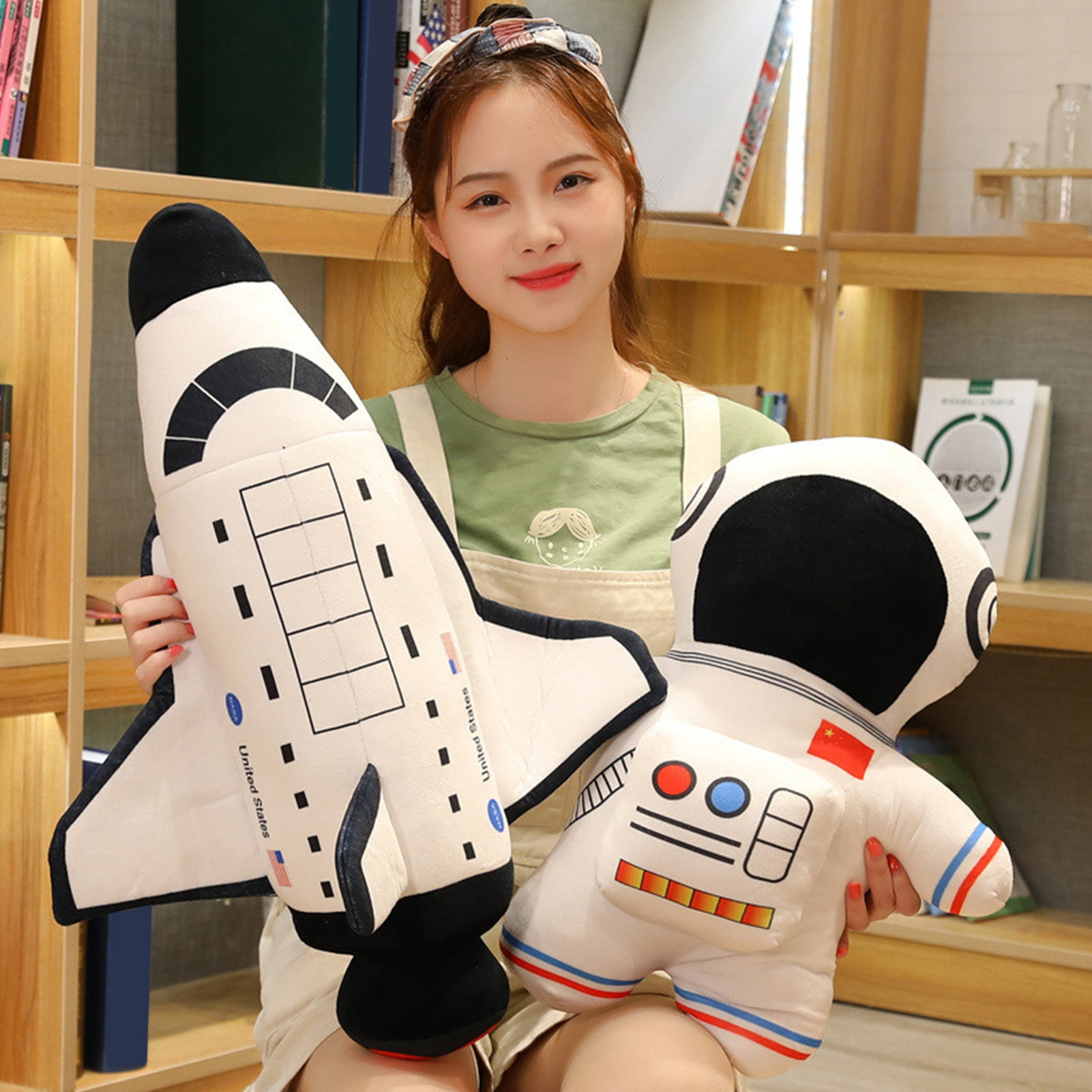 Plush Doll - Cute Shape Collectible Built-in PP Cotton Space Astronaut ...