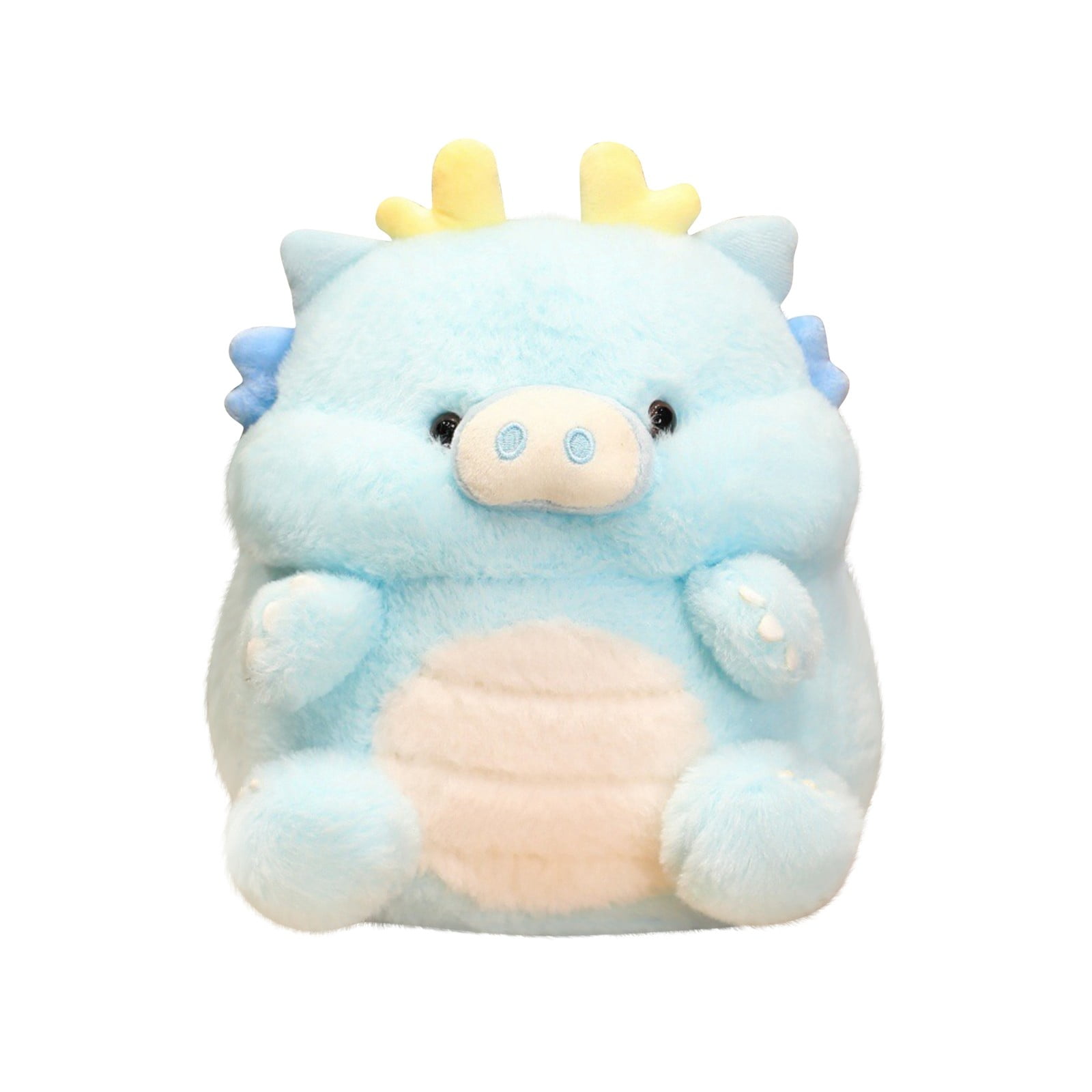 Plush Dragon Stuffed Animal Toy, Soft Macaron Color System Cuddly ...