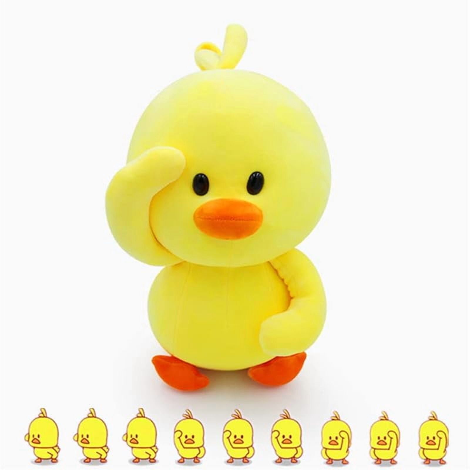 Plush Duck Stuffed Animal Soft Yellow Duckling Duckie Stuff Toys, Cute Dancing Little Yellow ...