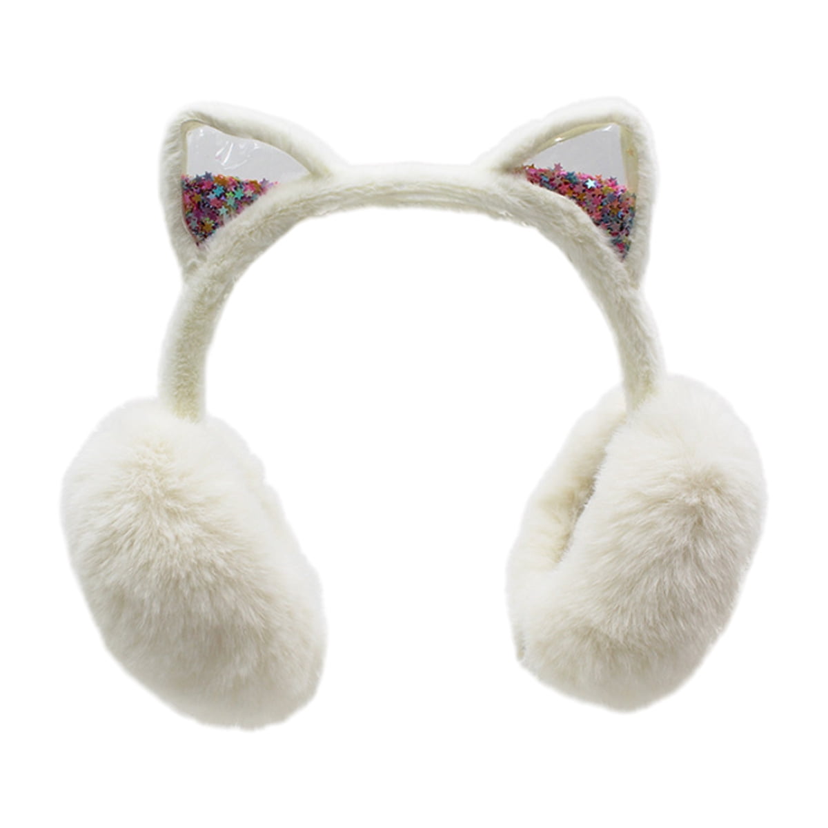 Plush Ear Muffs Fluffy Ear Muff for Women Plush Foldable Earmuffs Kids ...