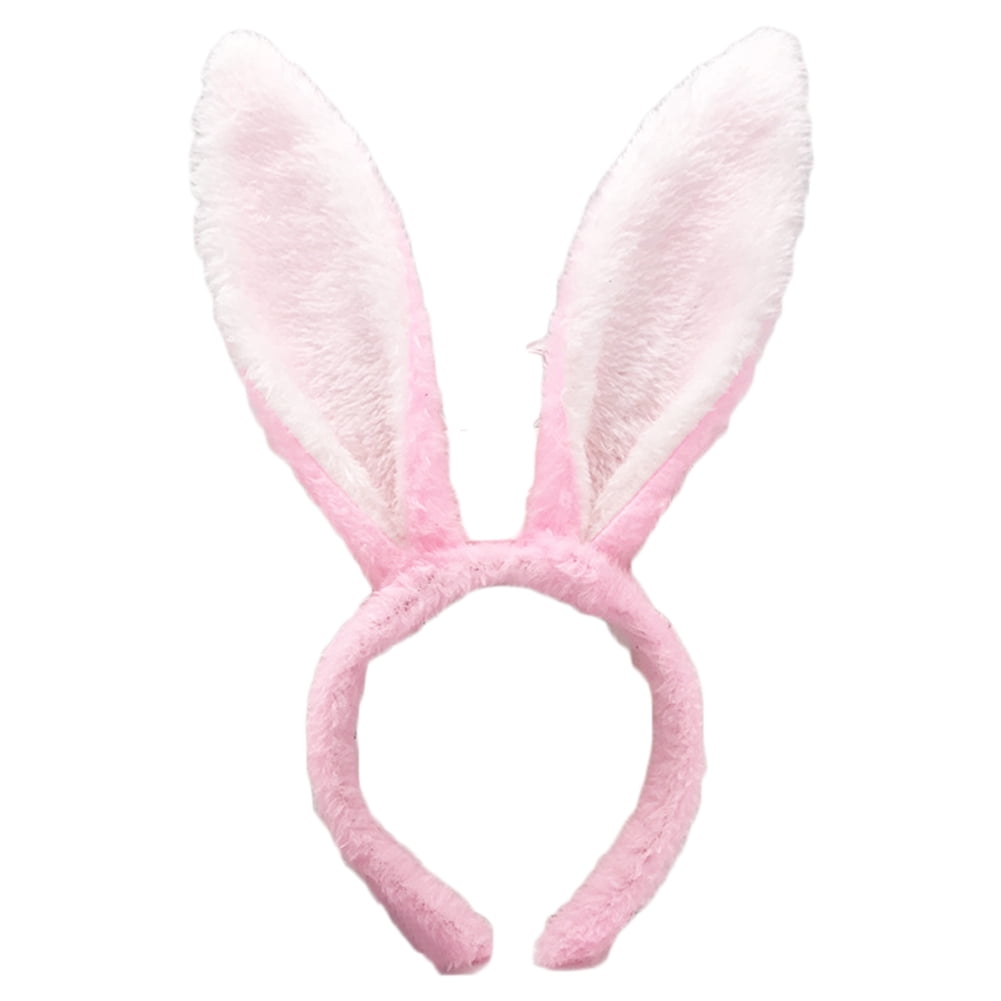Plush Easter Rabbit Ears, Bunny Ears Headband, Plush Furry Bunny ...