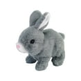 Plush Electric Little White Rabbit Pet Can Walk Move Its Mouth Shake ...