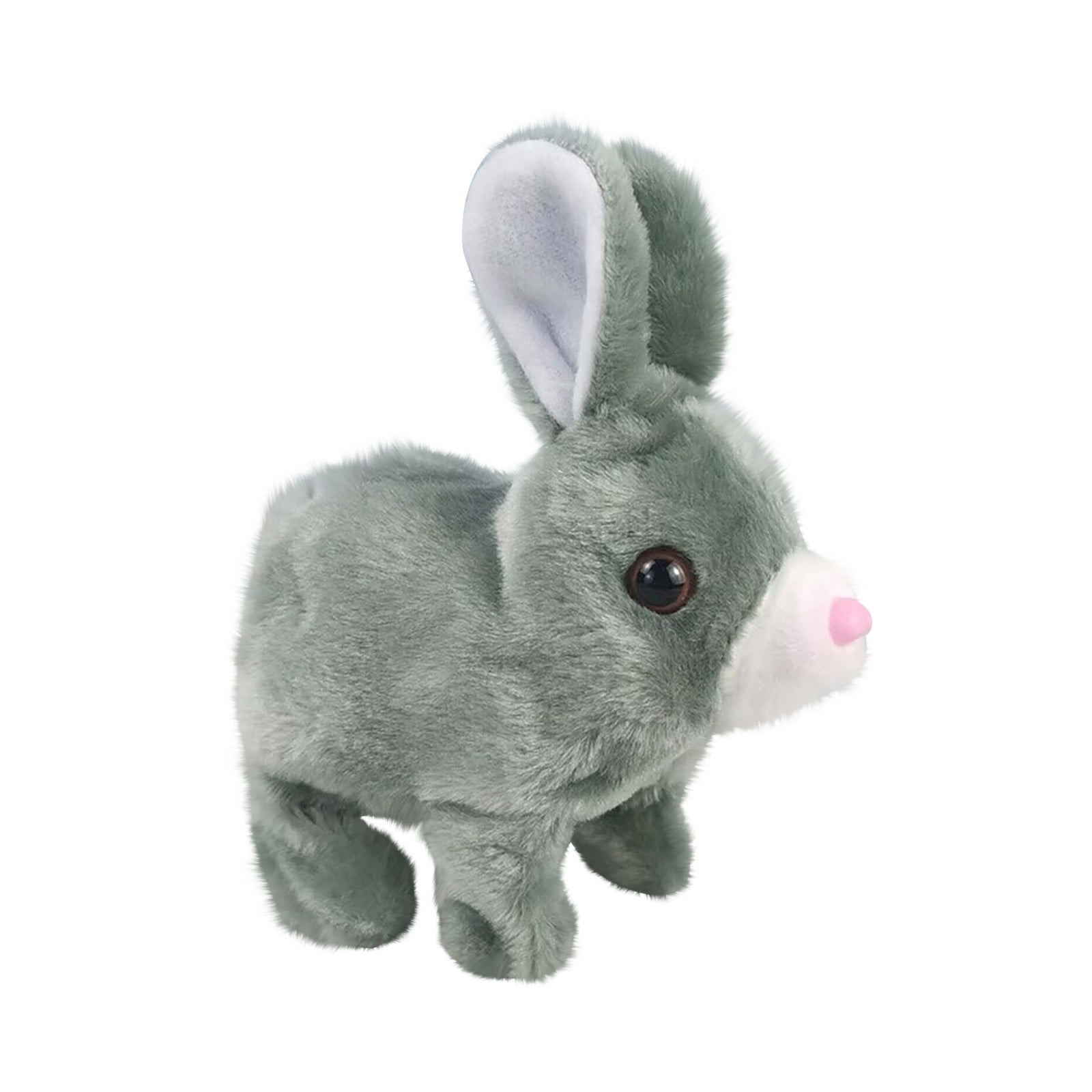 Plush Electric Simulation Long-Haired Pet Toy, Walking Barking Moving ...