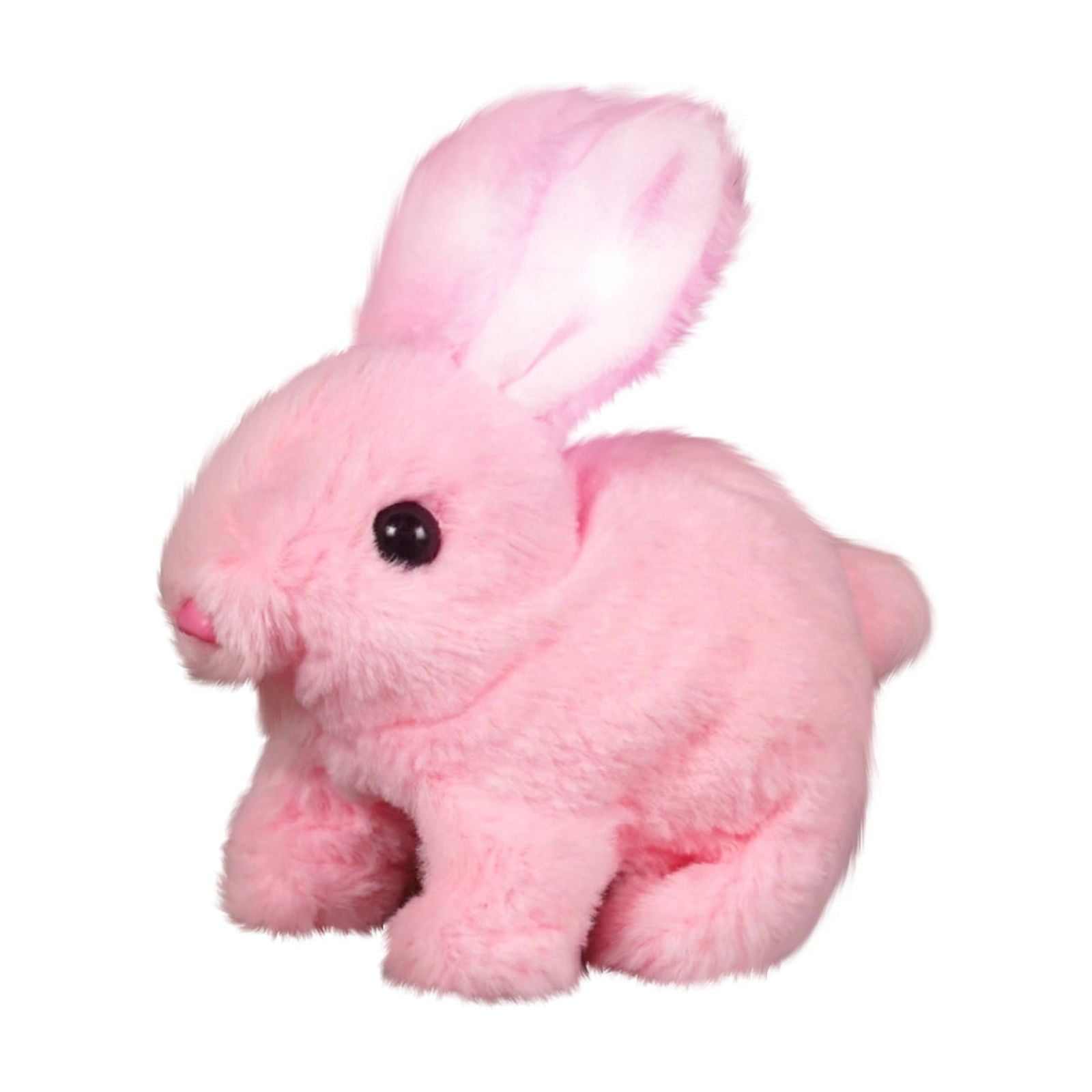 Plush Electric White Rabbit Toy Easter Gift, Realistic Animated Bunny ...