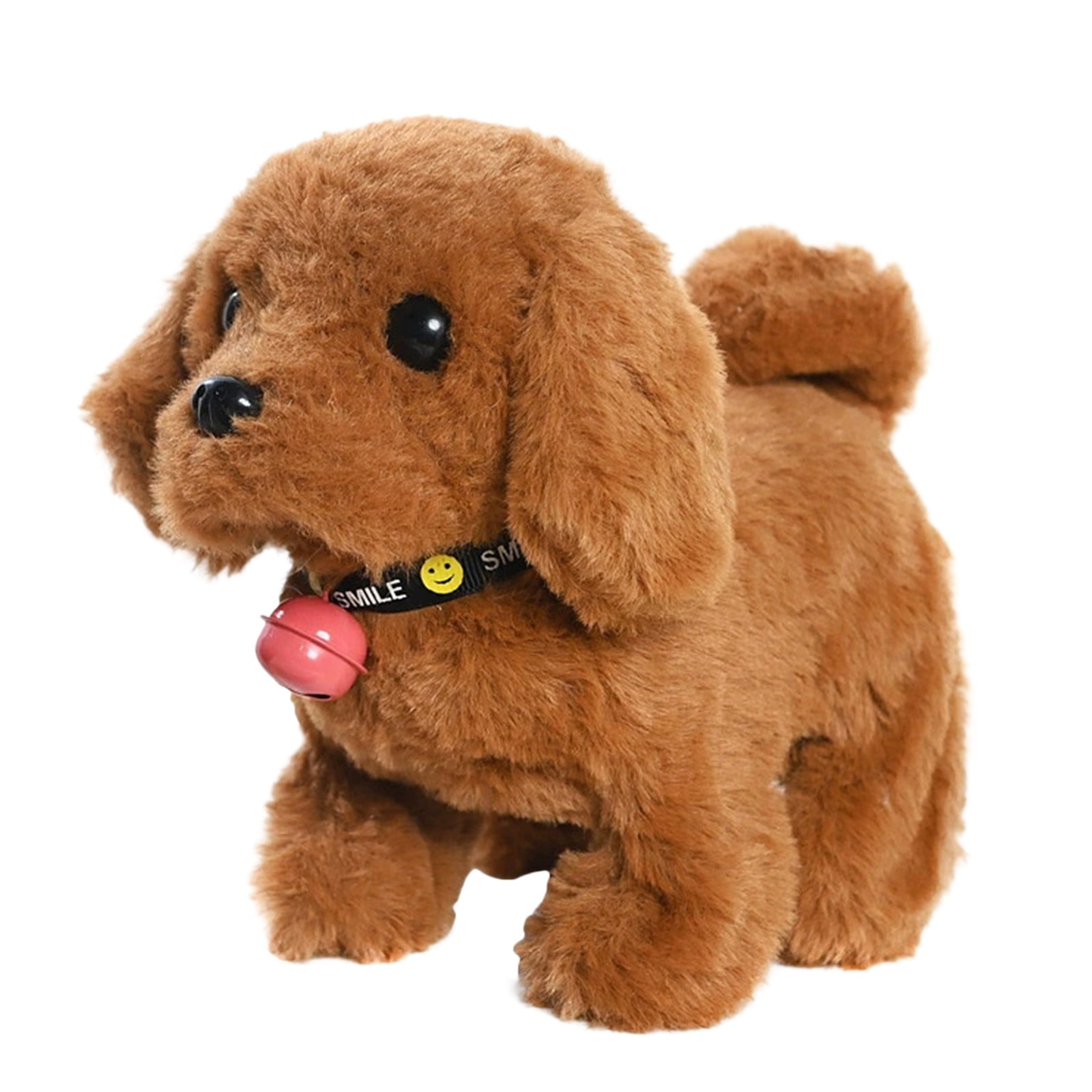 Plush Electronic Interactive Puppy Walking Barking Tail Wagging ...