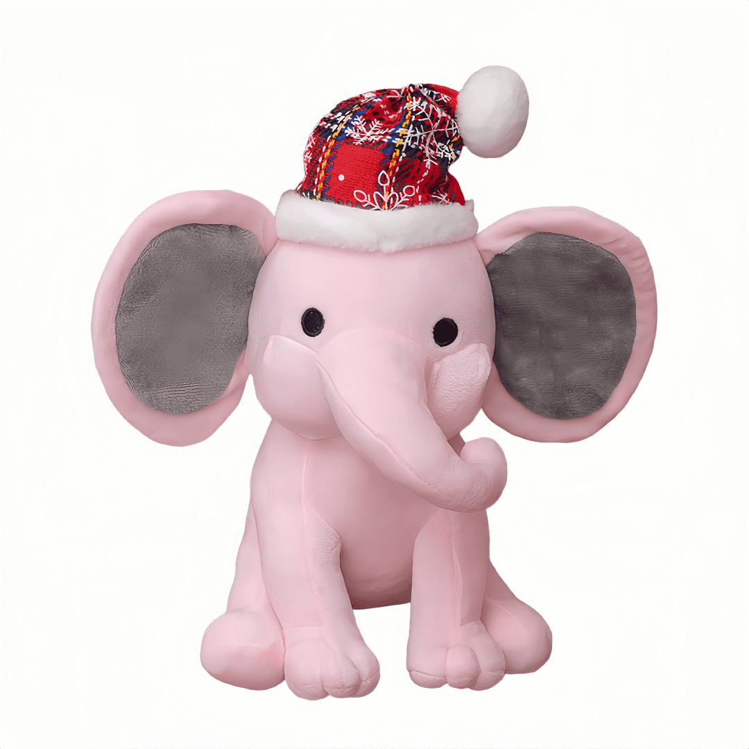 Plush Elephant Pillow Stuffed Animal Doll 9.8'' Soft Stuffed Elephant ...