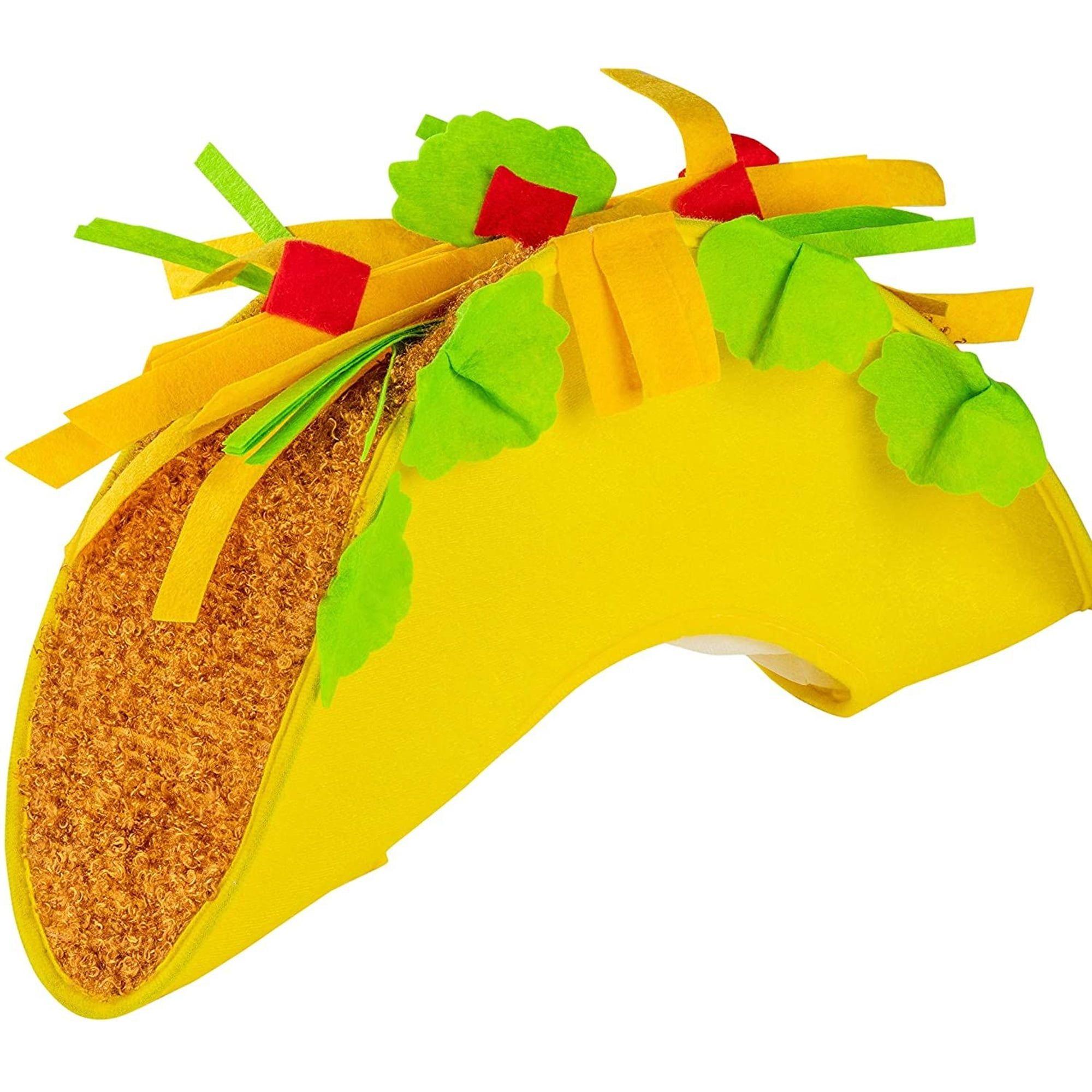 Plush Fiesta Taco Hat for Taco Tuesday, Halloween Costume, Cinco de ...