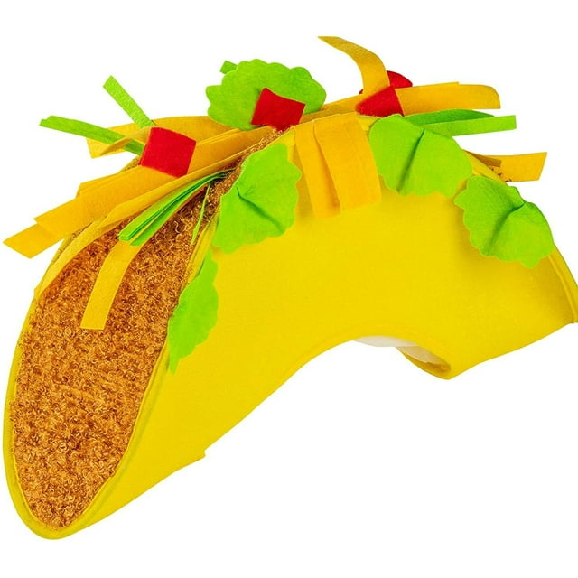 Plush Fiesta Taco Hat for Taco Tuesday, Halloween Costume, Cinco de ...