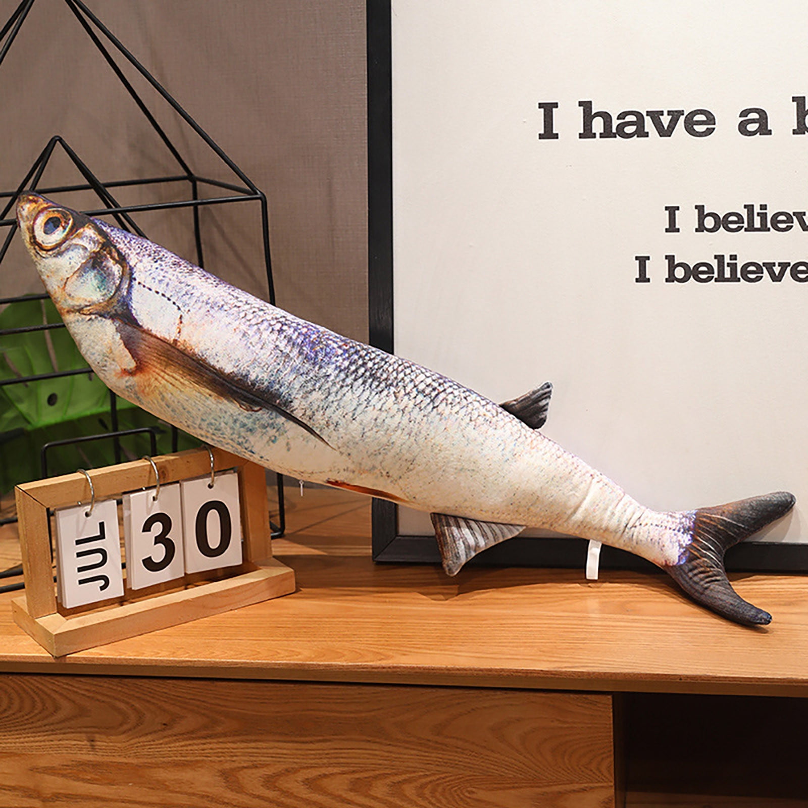 Plush Fish Stuffed Animal,Large Stuffed Fish Plush Toy,Fish Pillow ...