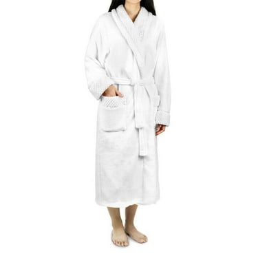 Kaufman - Set of 2 Unisex Waffle Kimono Robe, 100% Cotton, Luxurious ...