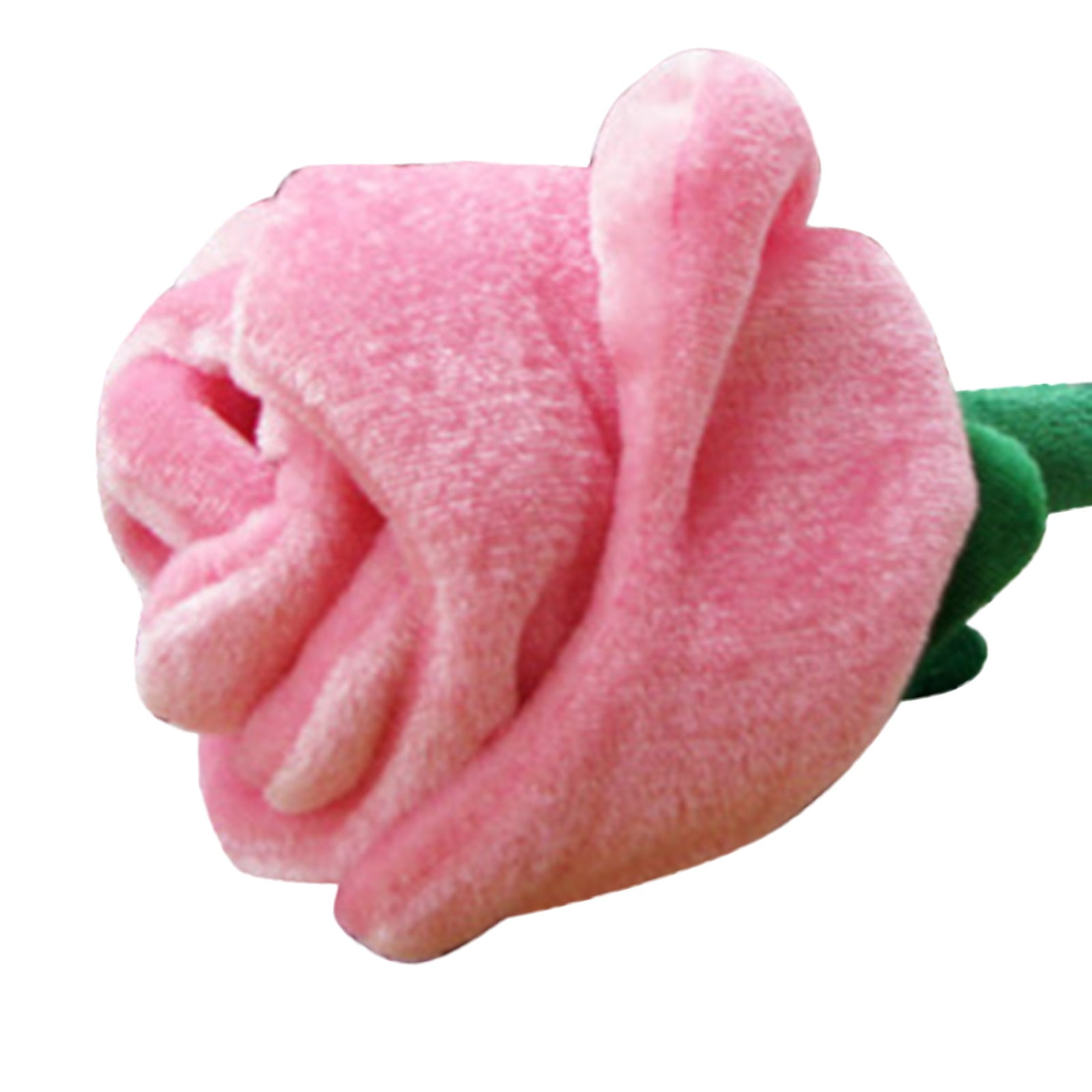 Plush Flower Simulation Rose Flower Plush Toy Bendable Stem Plush Rose Stuffed Flower Soft Roses ...