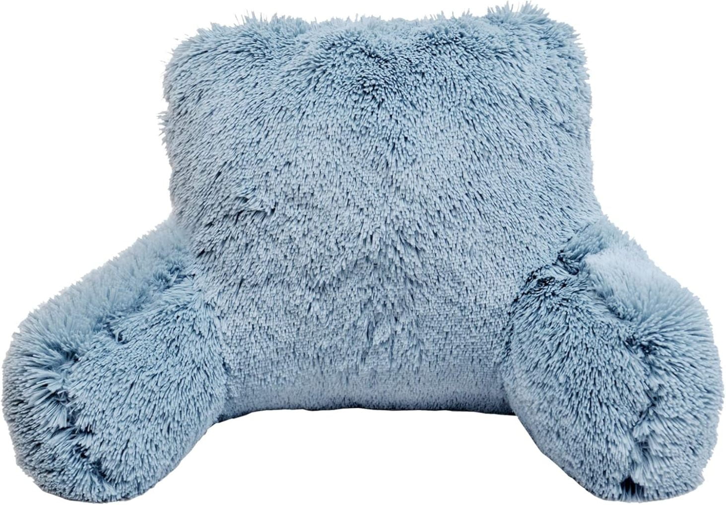 Plush Fluffy Shaggy Faux Fur Assembly Needed DIY Backrest Reading Bed ...