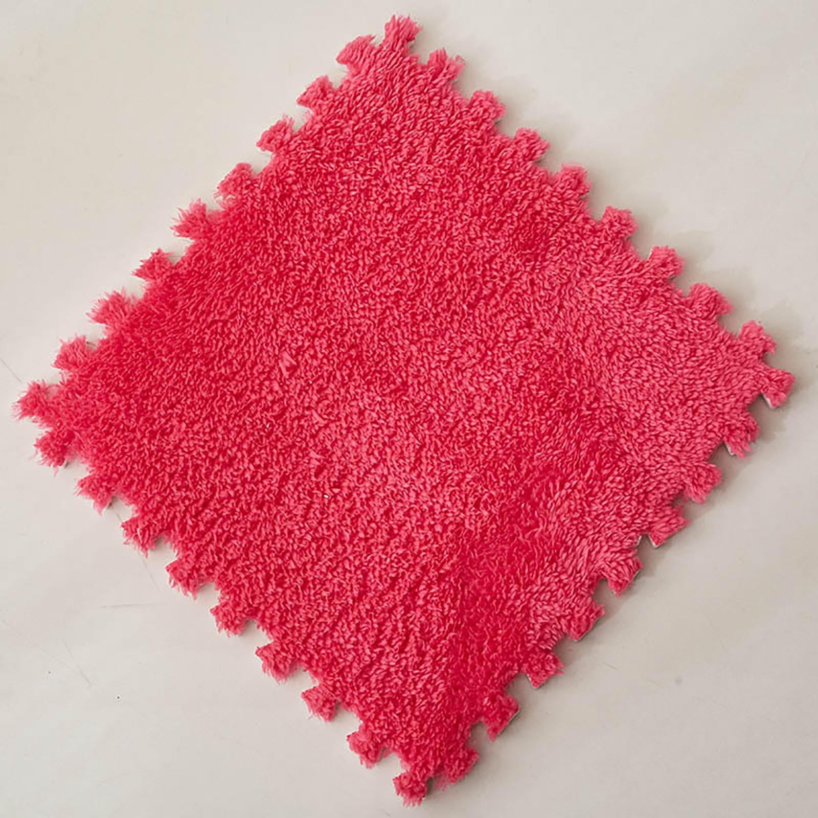 Plush Foam Interlocking Floor Mat Climbing Area Rugs Square Soft Fluffy Tiles Play Mat Flooring ...