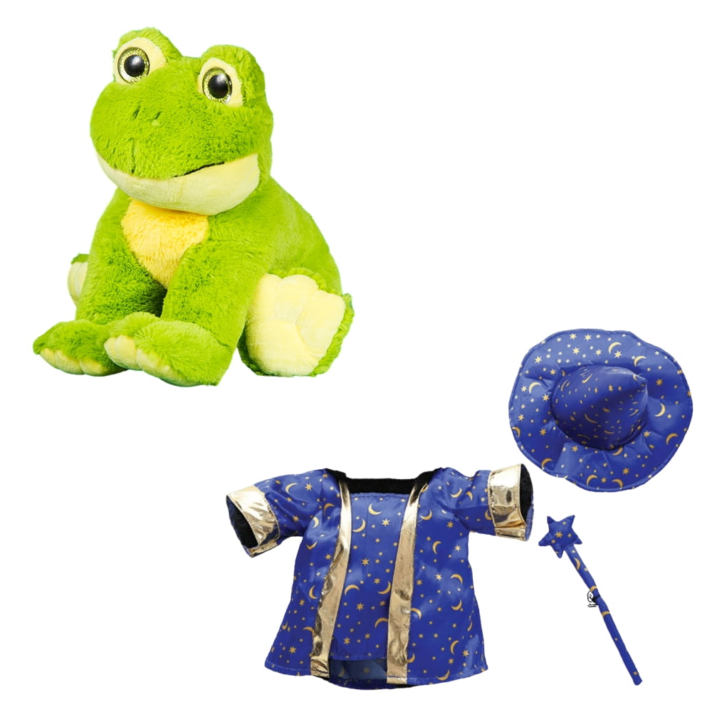 Plush Gear 16 inch Wizard I-Hop The Frog Plush Toy in Magical in Blue ...