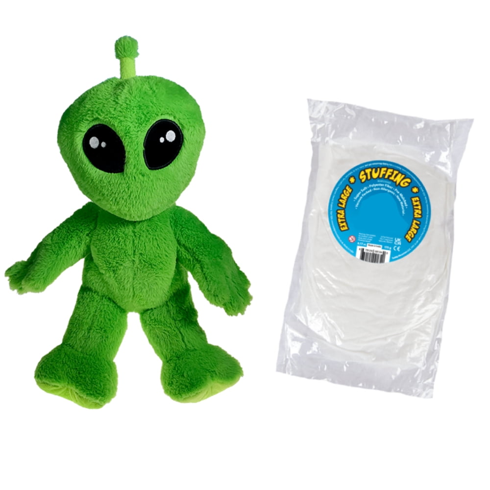 Plush Gear Allen the Alien Plush Toy Skin, DIY 16" Toy Kits with Hand ...