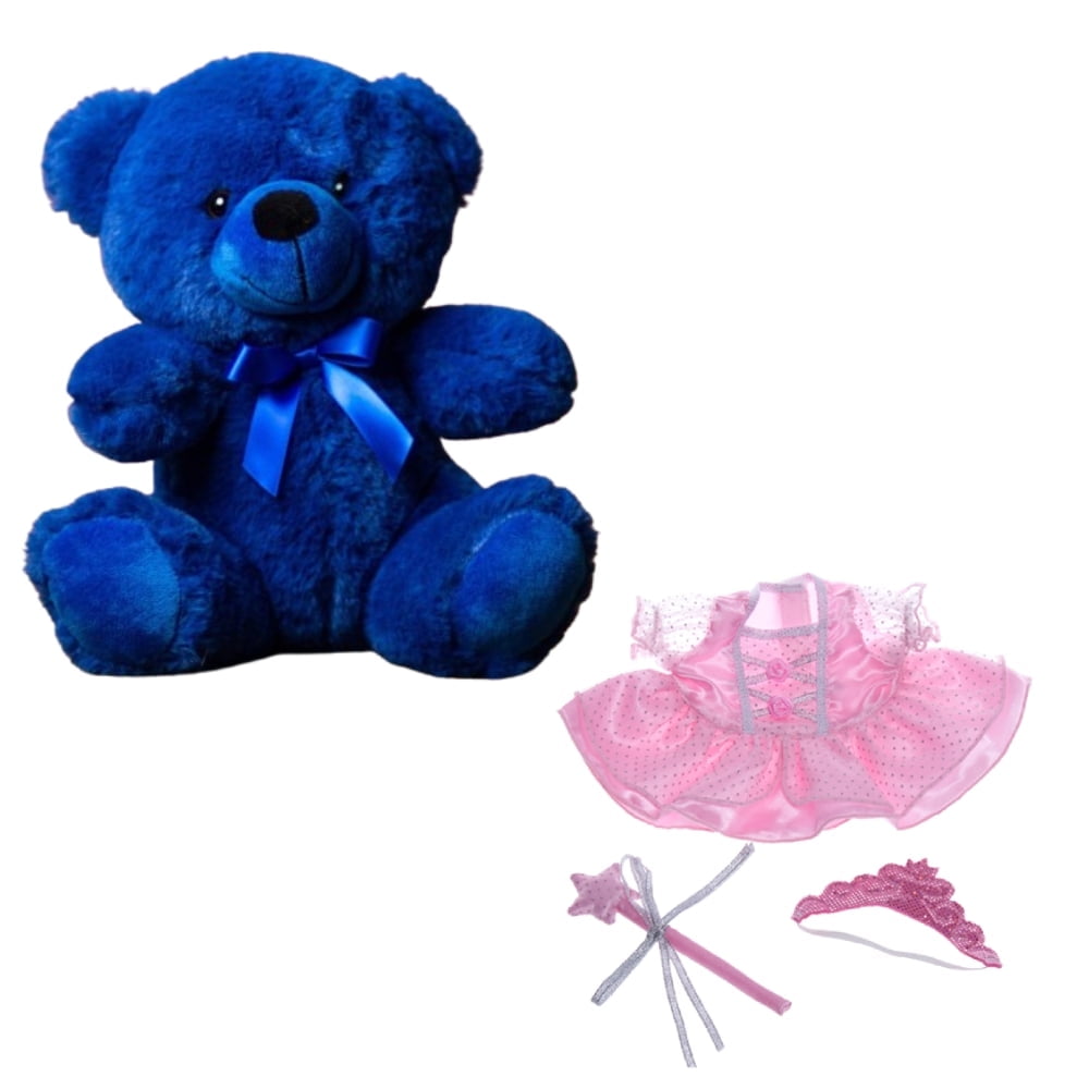 Plush Gear Bluebonnet Colorama Plus 9" Bear with Pink Fairy Princess w ...