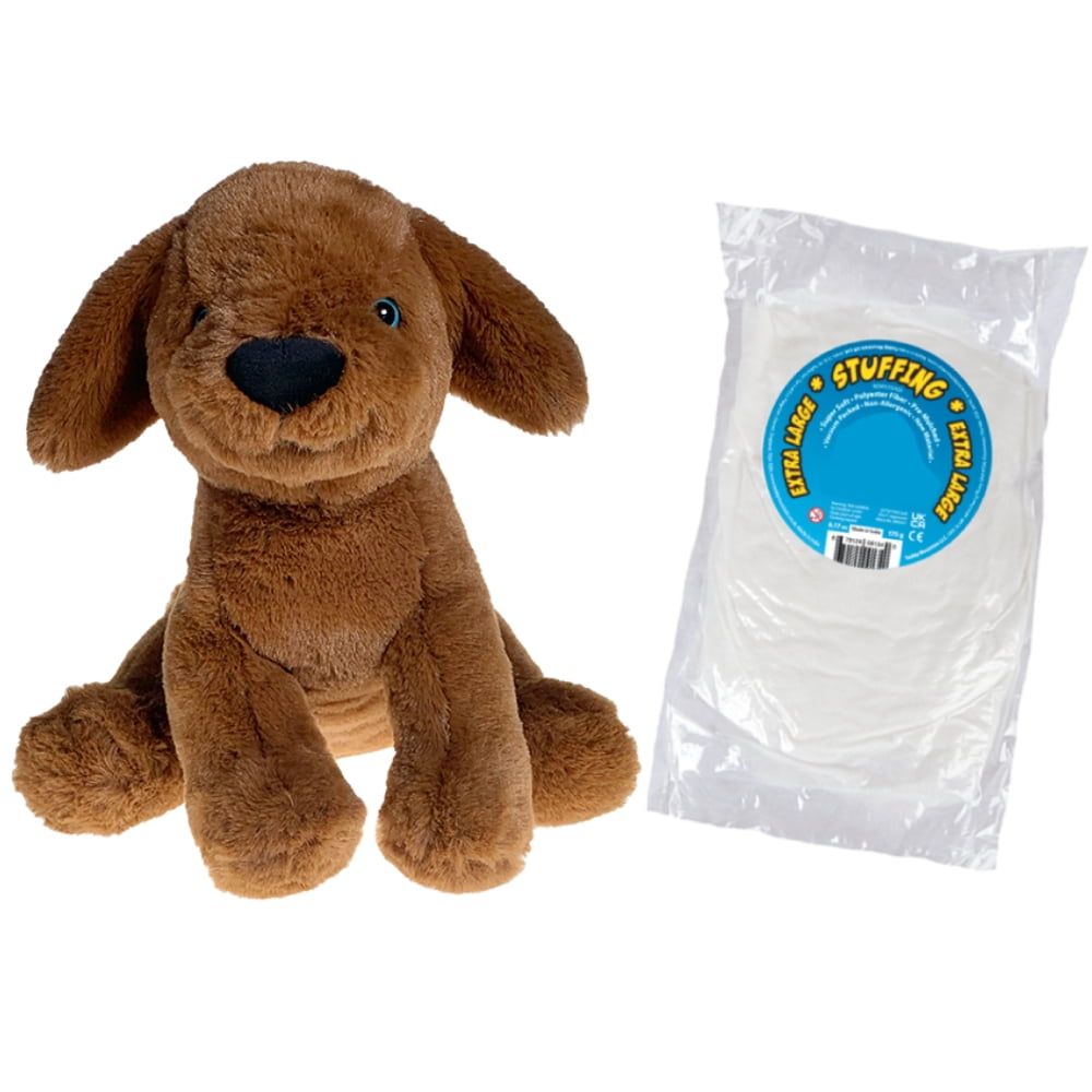 Plush Gear Brownie the Lab Plush Toy Skin, DIY 16" Toy Kits with Hand ...