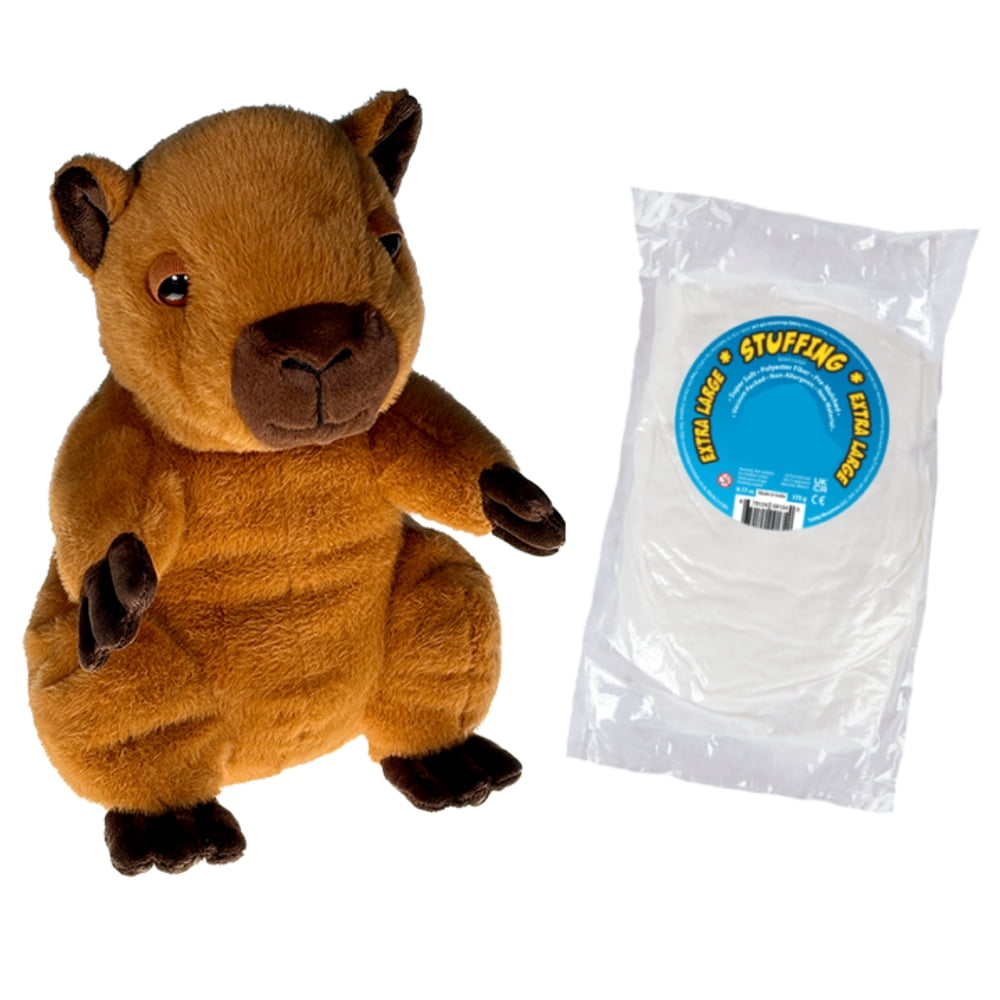 Plush Gear Cappy the Capybara Plush Toy Skin, DIY 16" Toy Kits with ...