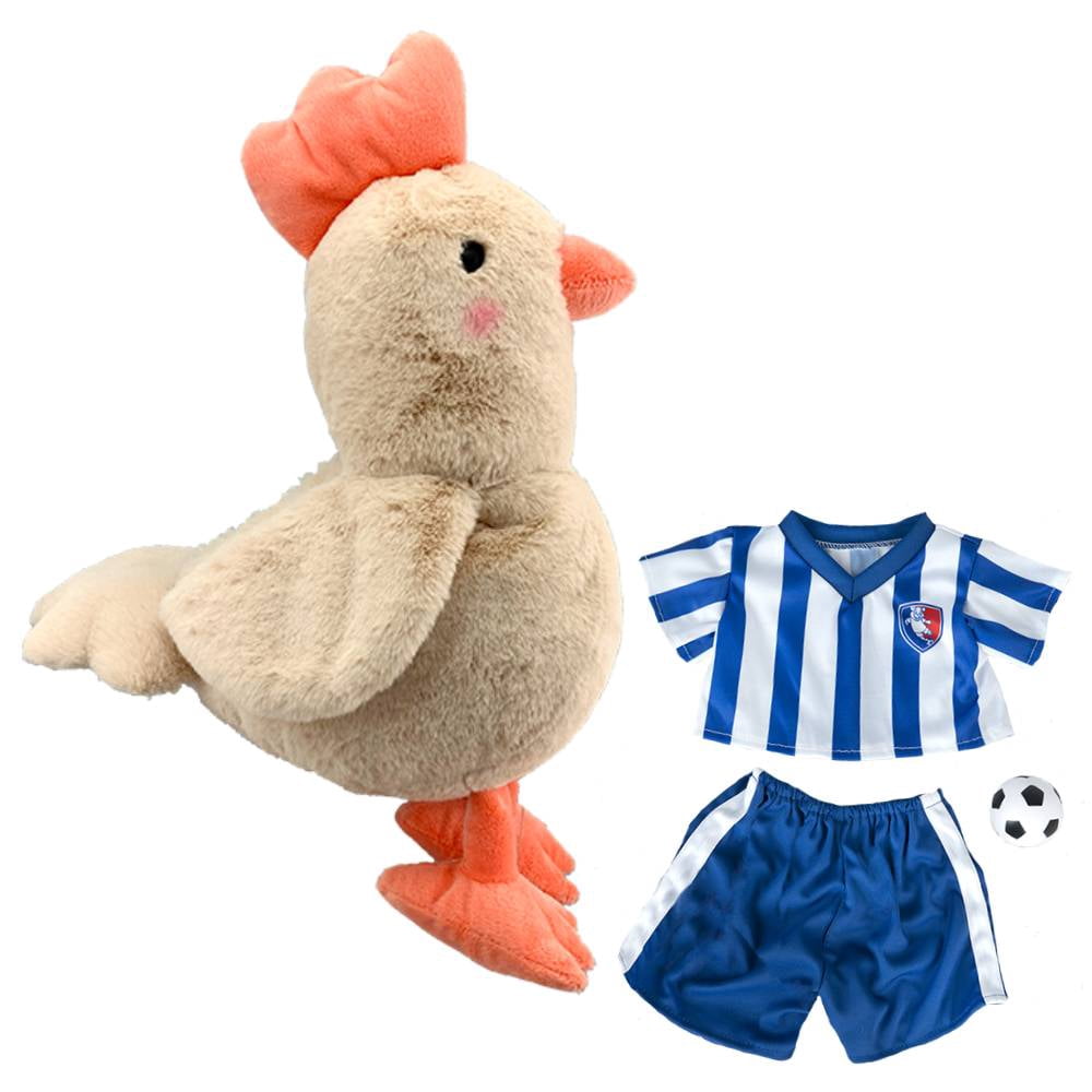 Plush Gear Chickita the Chicken 16" Stuffed Animal with Soccer Uniform ...