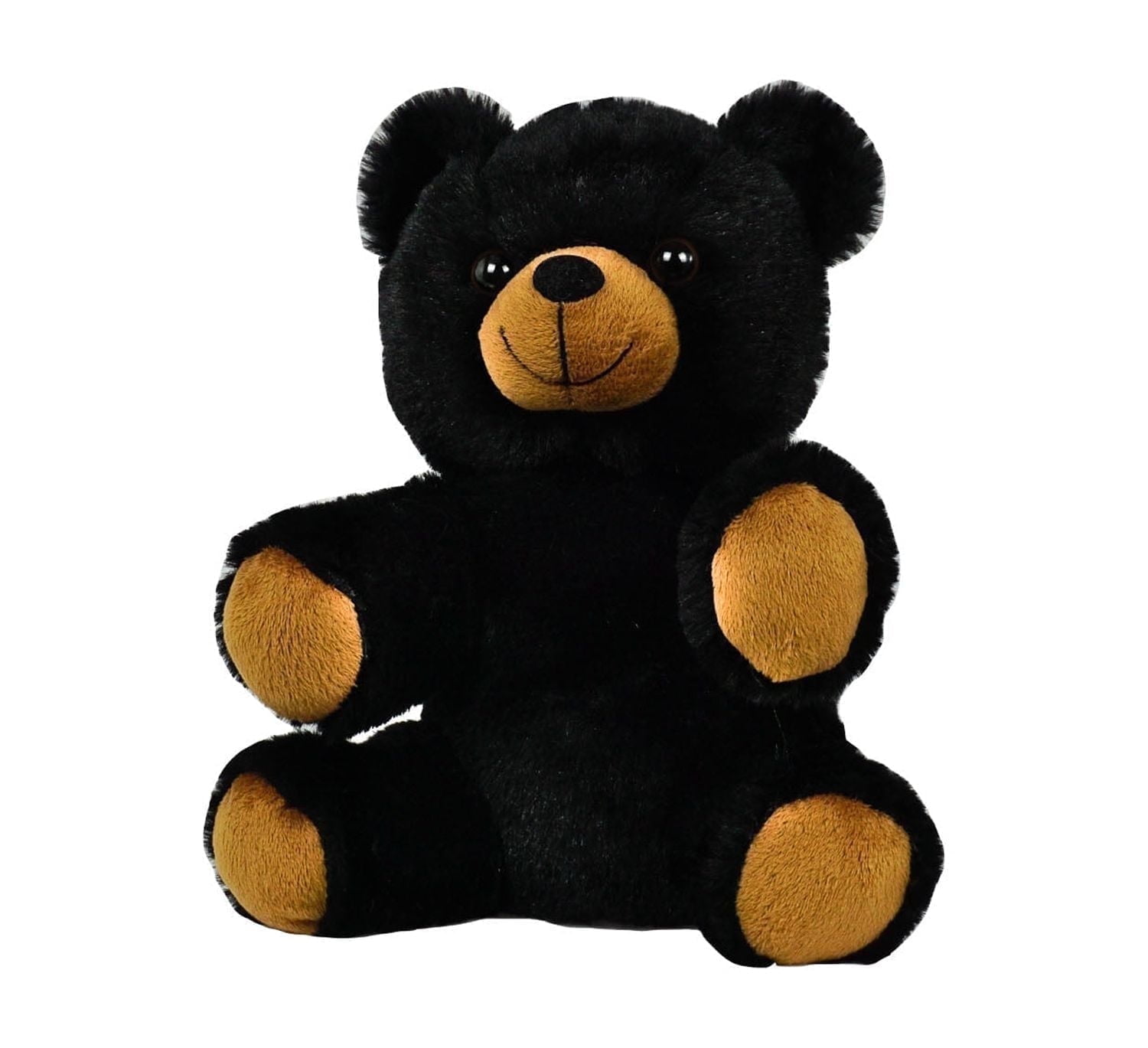 Plush Gear 8" Ember Black Bear Stuffed Animal Soft Plush Toy for Kids ...