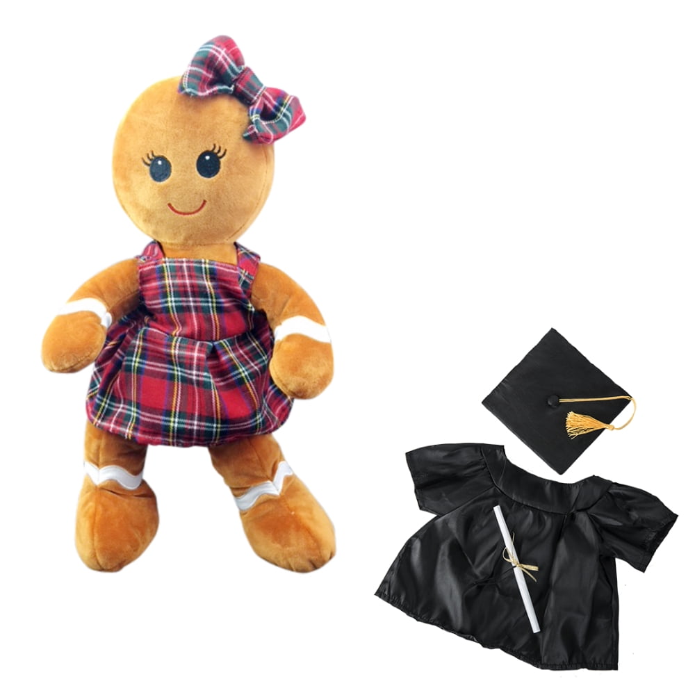 Plush Gear Ginger the Gingerbread Girl 16" Plush Graduation Day Gift ...