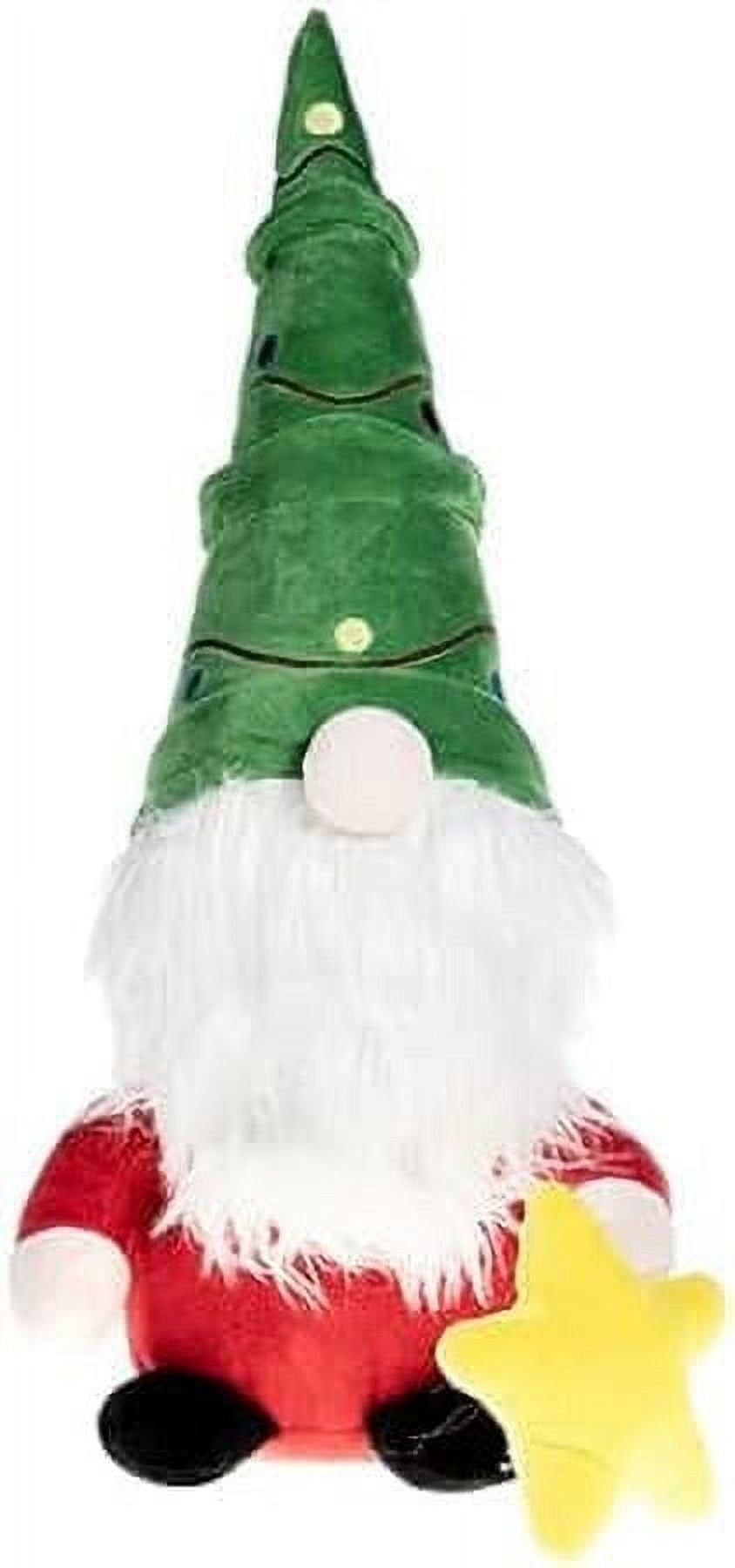 Plush Gear Gnome for the Holidays 8" Plush Festive Christmas Gnome Toy ...