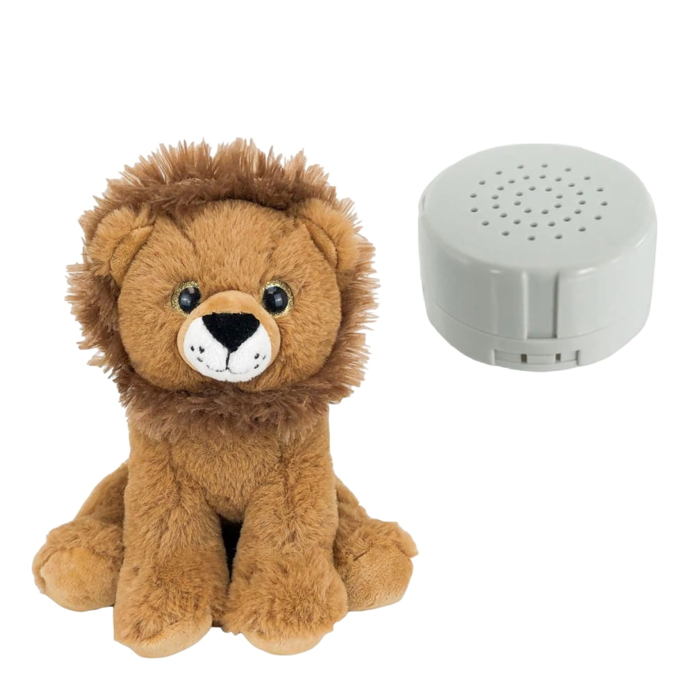 Plush Gear Leo the lion 8 Inch Stuffed Animal Toy with Recorder - Soft ...