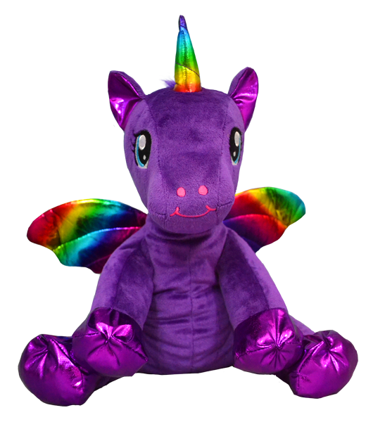 Plush Gear Luna The Purple Winged Unicorn with Reindeer PJ for Stuffed ...