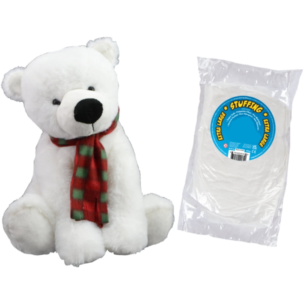 Plush Gear Nanook The Polar Bear Plush Toy Skin, DIY 16" Toy Kits with ...