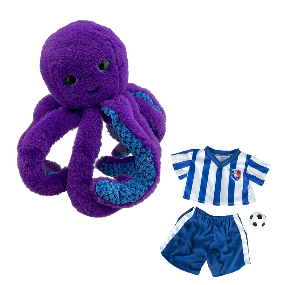 Plush Gear Otto the Octopus 8" – Dressed for Soccer Play with Plush ...
