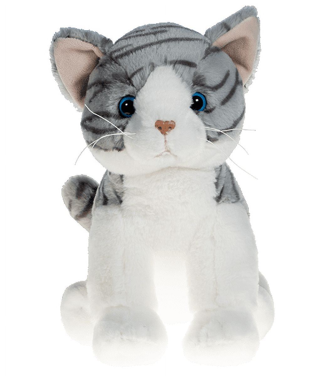 Plush Gear Purr-Cilla The Grey Tabby Cat with Reindeer PJ for Stuffed ...