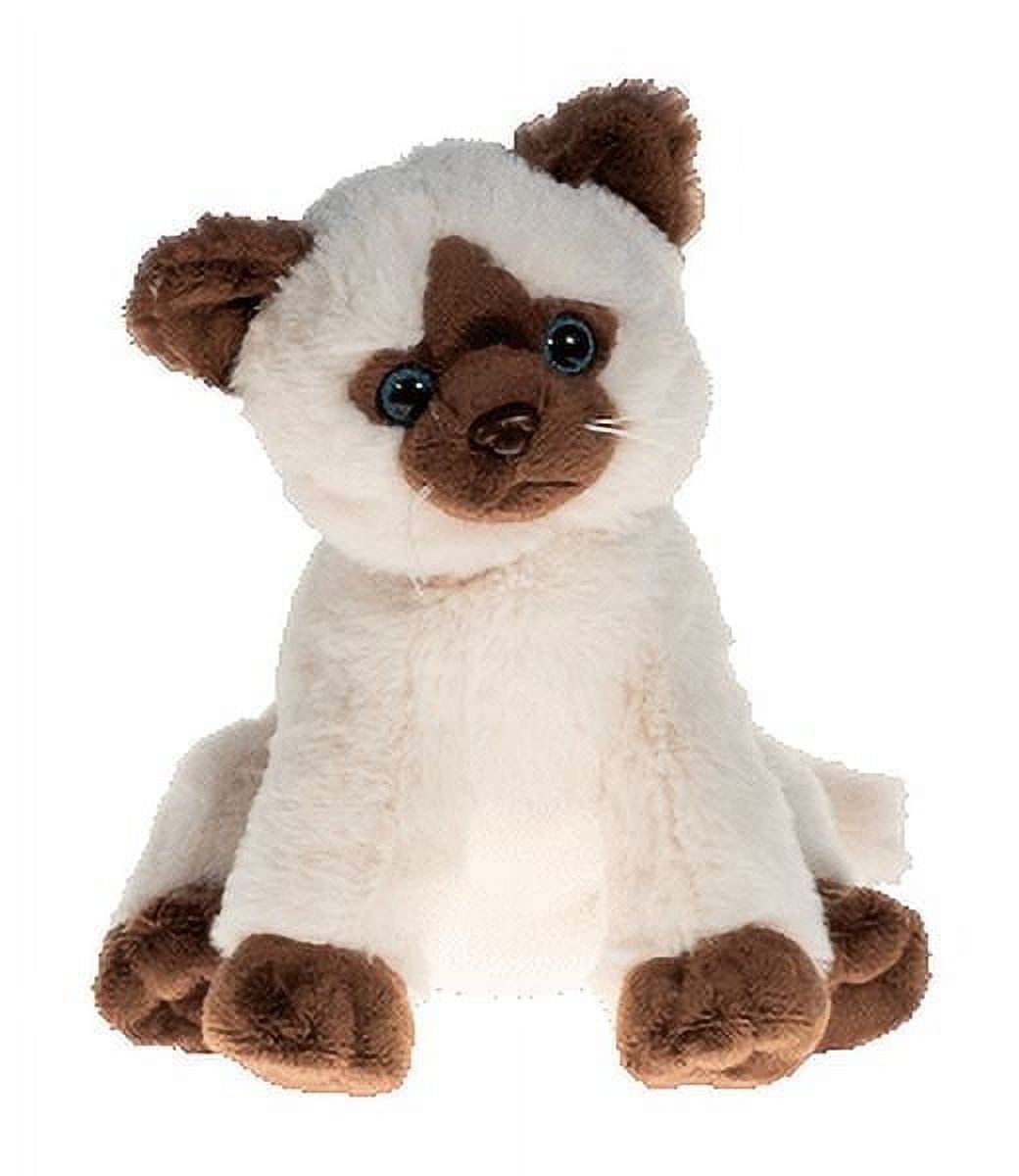 Plush Gear 8" Siamese Cat Stuffed Animal Soft Plush Kitty Toy for Kids ...