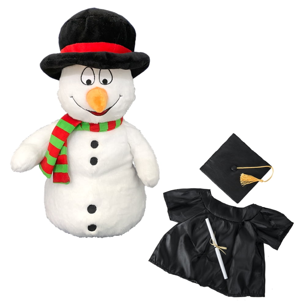 Plush Gear Sir Slush-a-Lot the Snowman 16" Plush with Graduation Gown ...