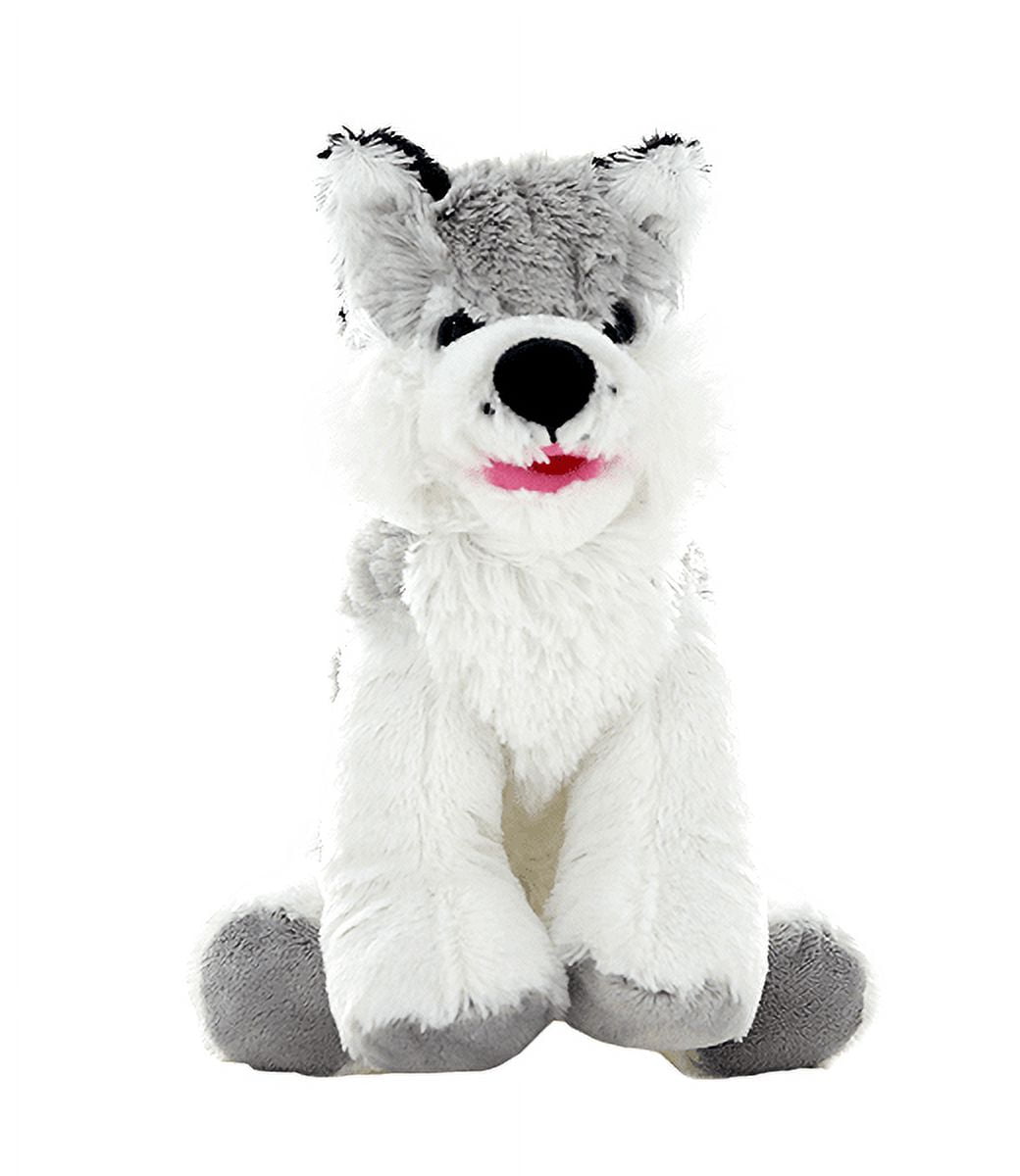 Plush Gear Snowshoe The Husky with COWBOY OUTFIT for Stuffed Animal ...