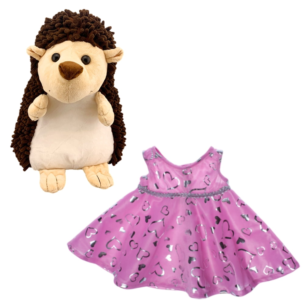 Plush Gear Spike The Hedgehog with Pink & Silver Dress for Stuffed ...