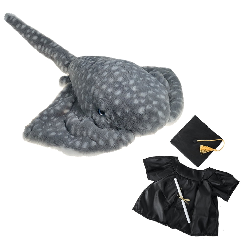 Plush Gear Stanley the Stingray 16" Plush Toy with Graduation Gown ...