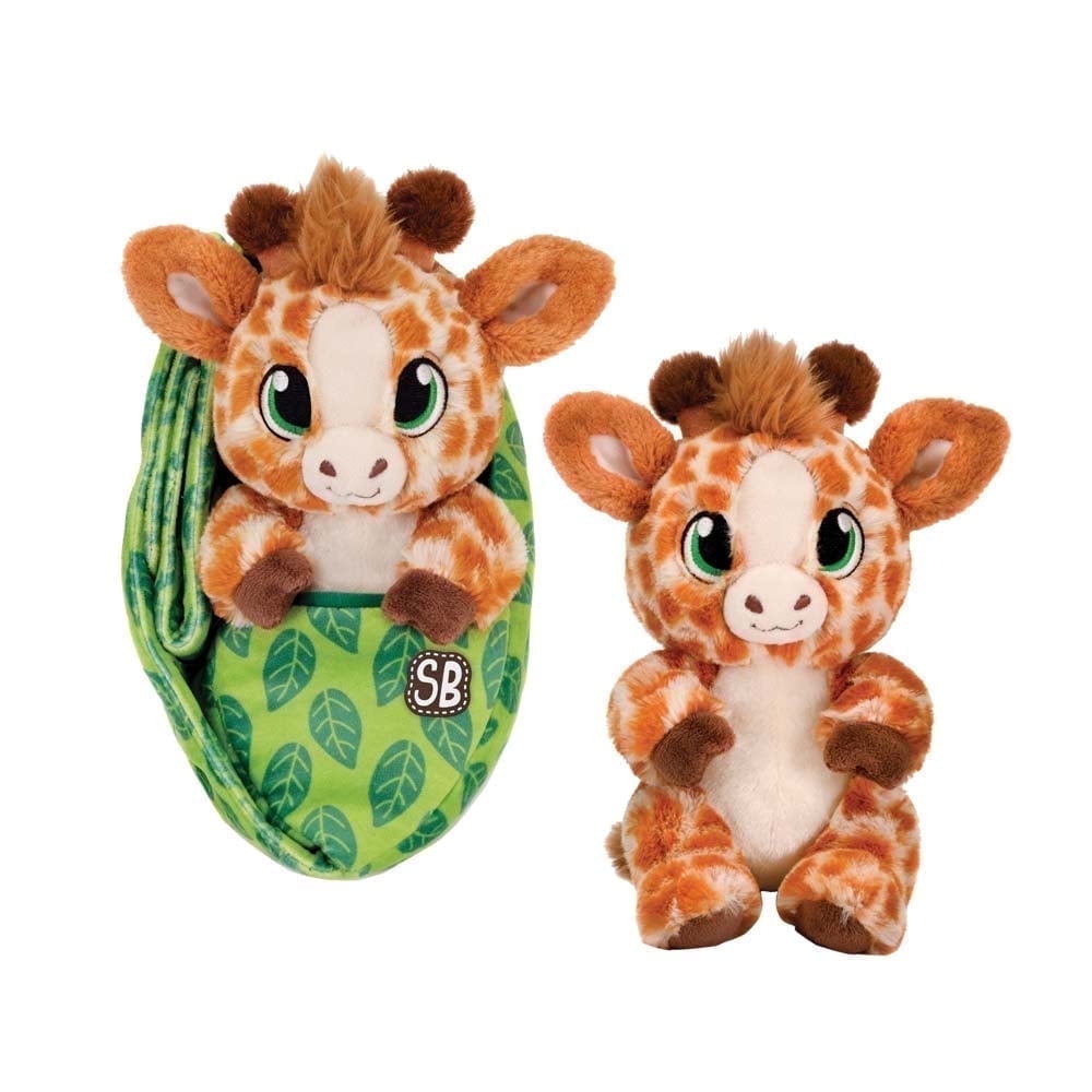Plush Gear Swaddle Babies 9.5" Giraffe Plush Toy – Soft Cuddly Gift for ...