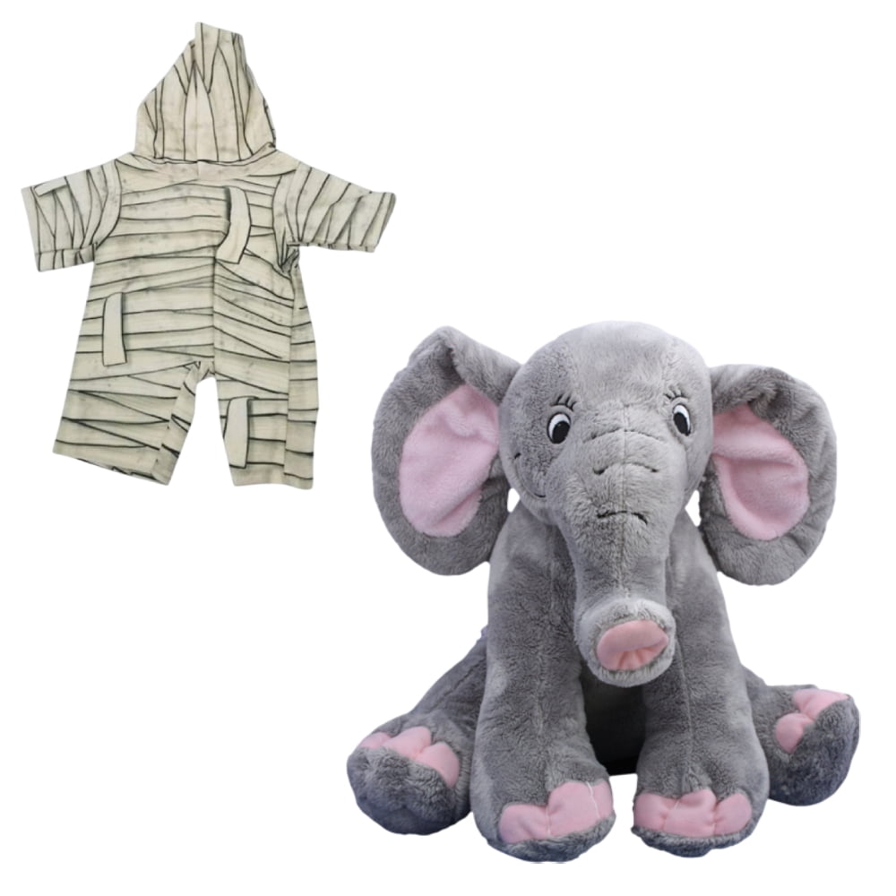 Plush Gear Trunks The Elephant 16-Inch Stuffed Toy and Mummy Morph Suit ...