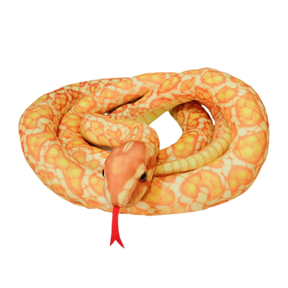 Plush Giant Snake Realistic Plush Toy,78.74-118inch Snake Stuffed ...